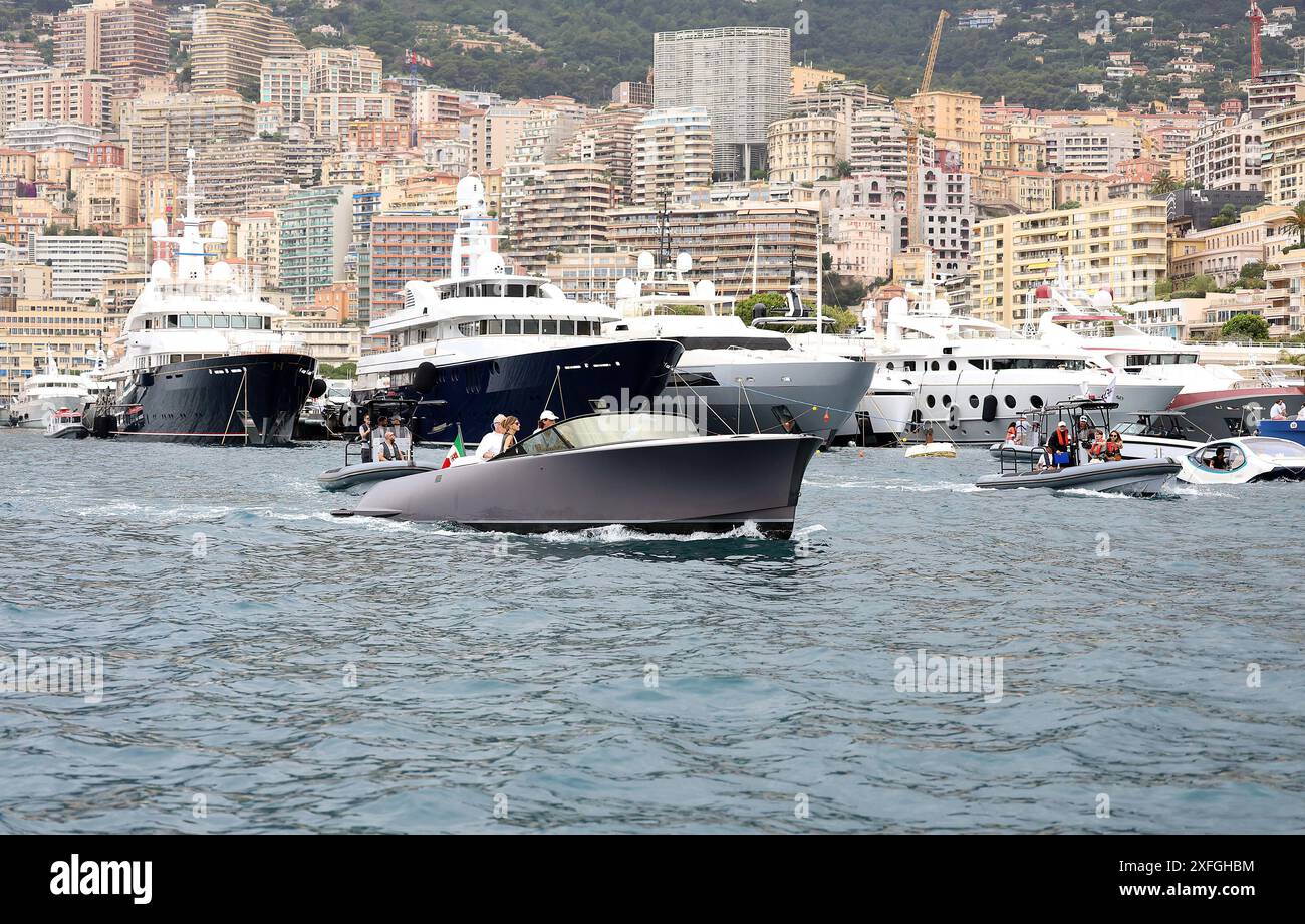 e-boat rally during the 11° Monaco Energy Boat Challenge in Monaco ...