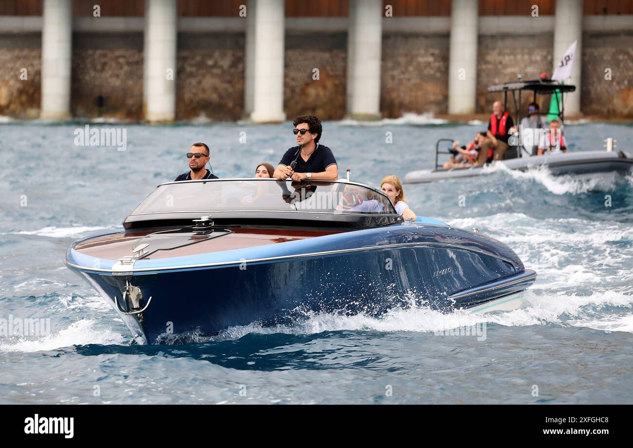 e-boat rally during the 11° Monaco Energy Boat Challenge in Monaco ...