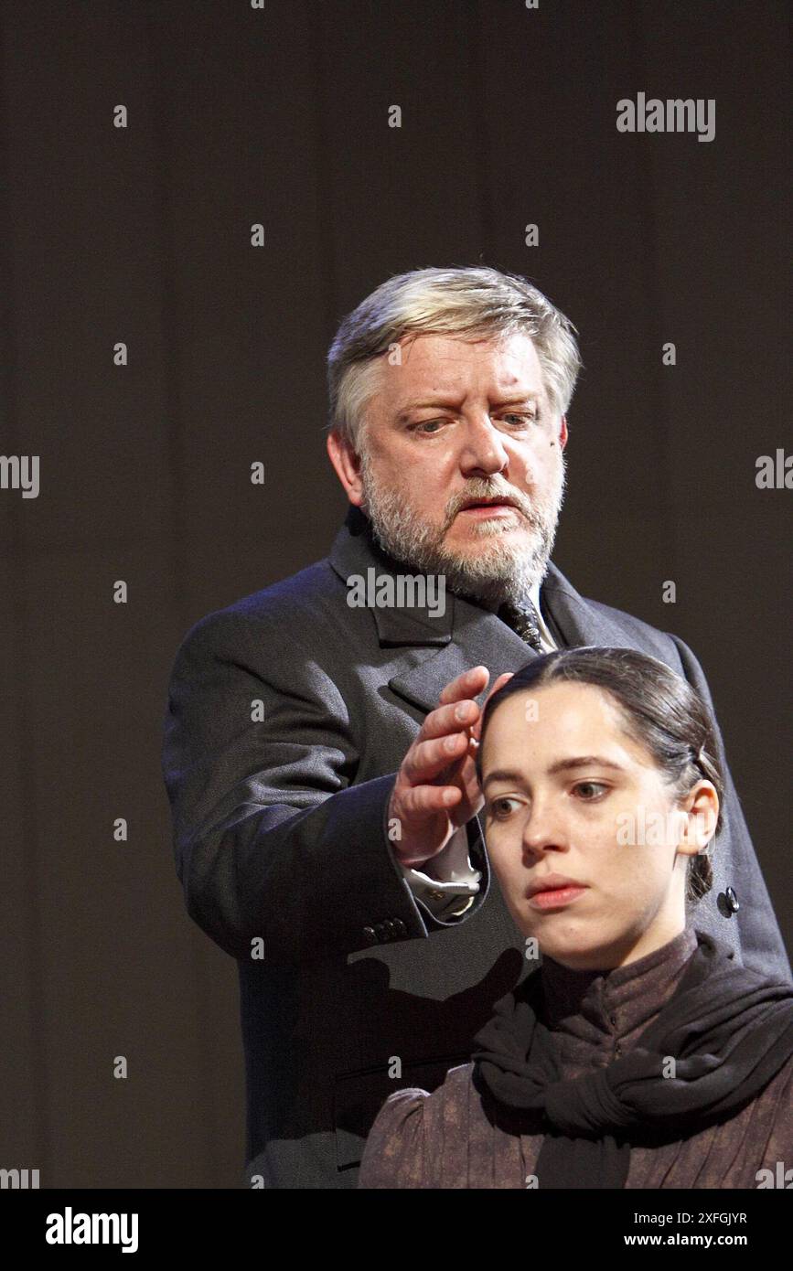 Rebecca Hall (Varya), Simon Russell Beale (Lopakhin) in THE CHERRY ...