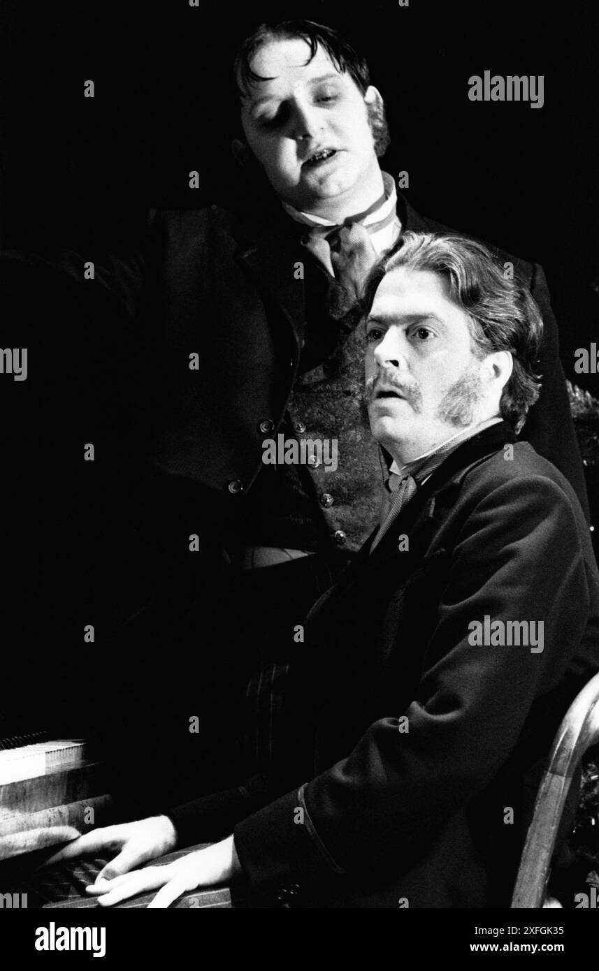 Simon Russell Beale (Mr Hyde - rear), Roger Allam (Dr Henry Jekyll) in ...