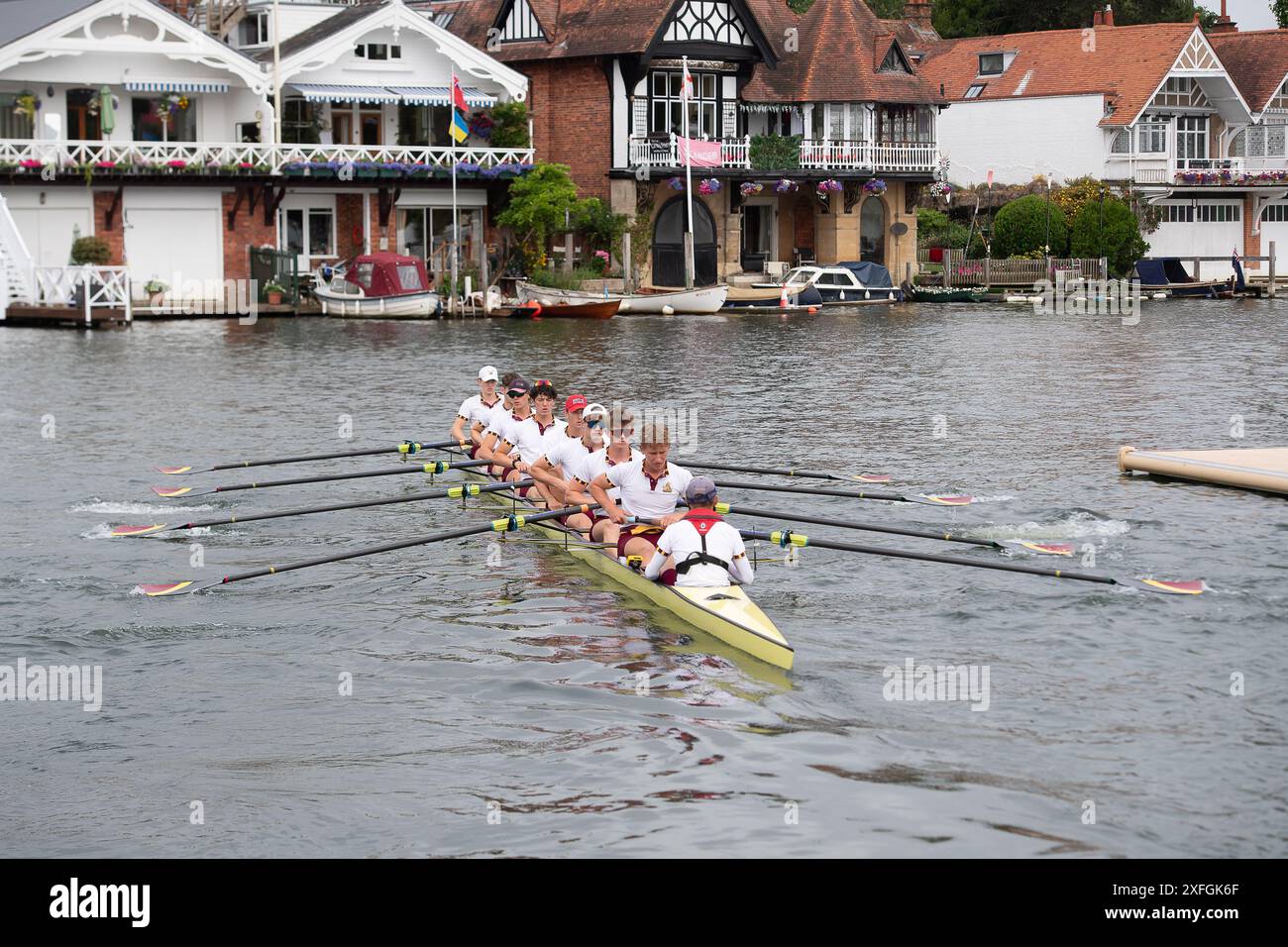 Henley-on-Thames, Oxfordshire, UK. 3rd July, 2024. Shiplake College ...