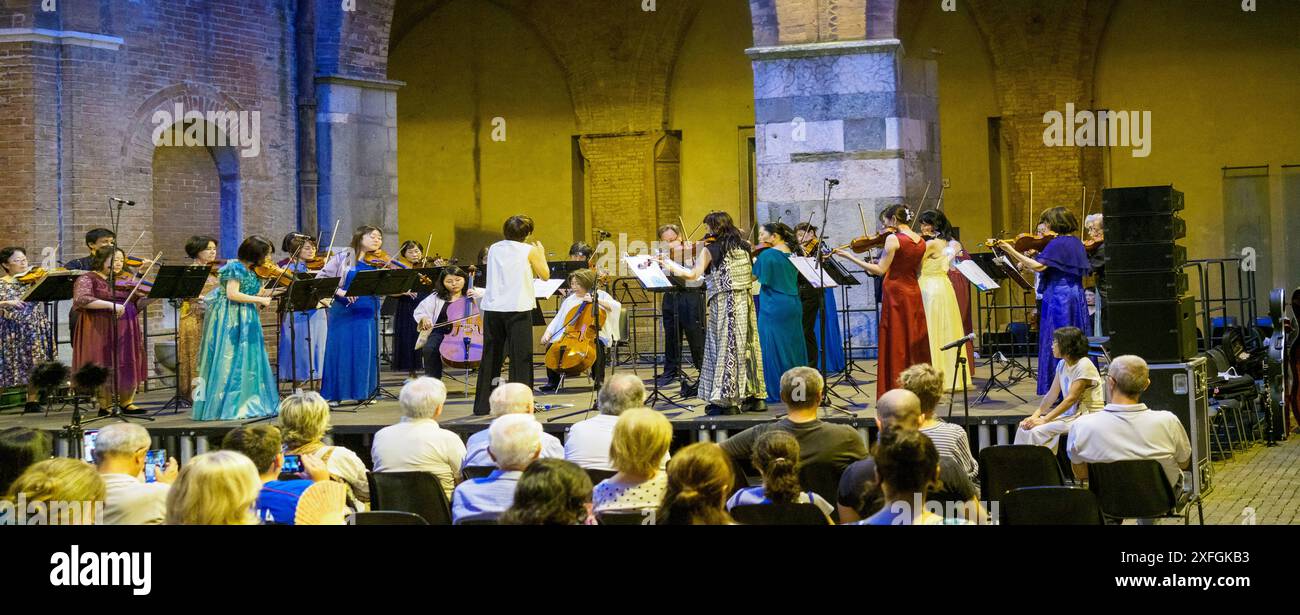 Cremona, Italy - June 28th 2024 Cremona Summer Festival Ensemble Miyaji ...