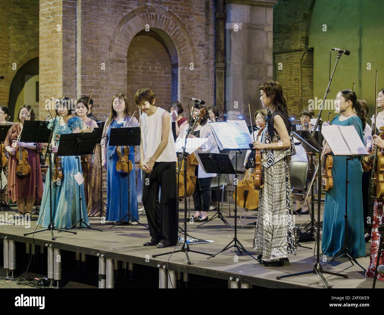 Cremona, Italy - June 28th 2024 Cremona Summer Festival Ensemble Miyaji ...