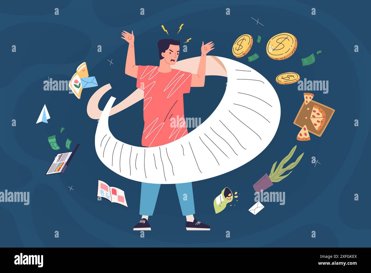 Loan poster group Stock Vector Images - Alamy