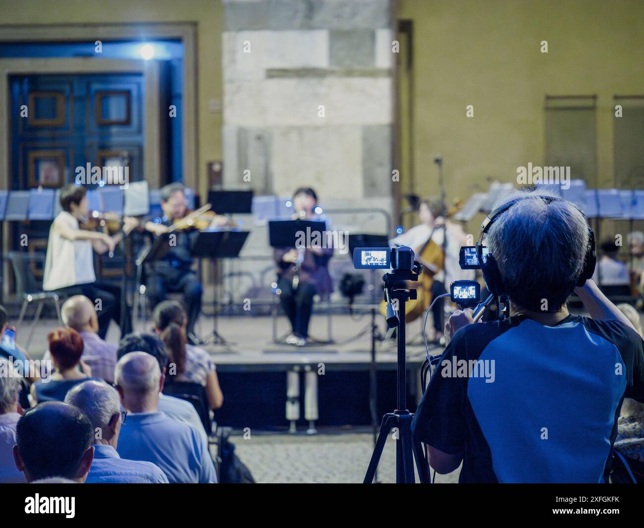 Cremona, Italy - June 28th 2024 Cremona Summer Festival Ensemble Miyaji ...