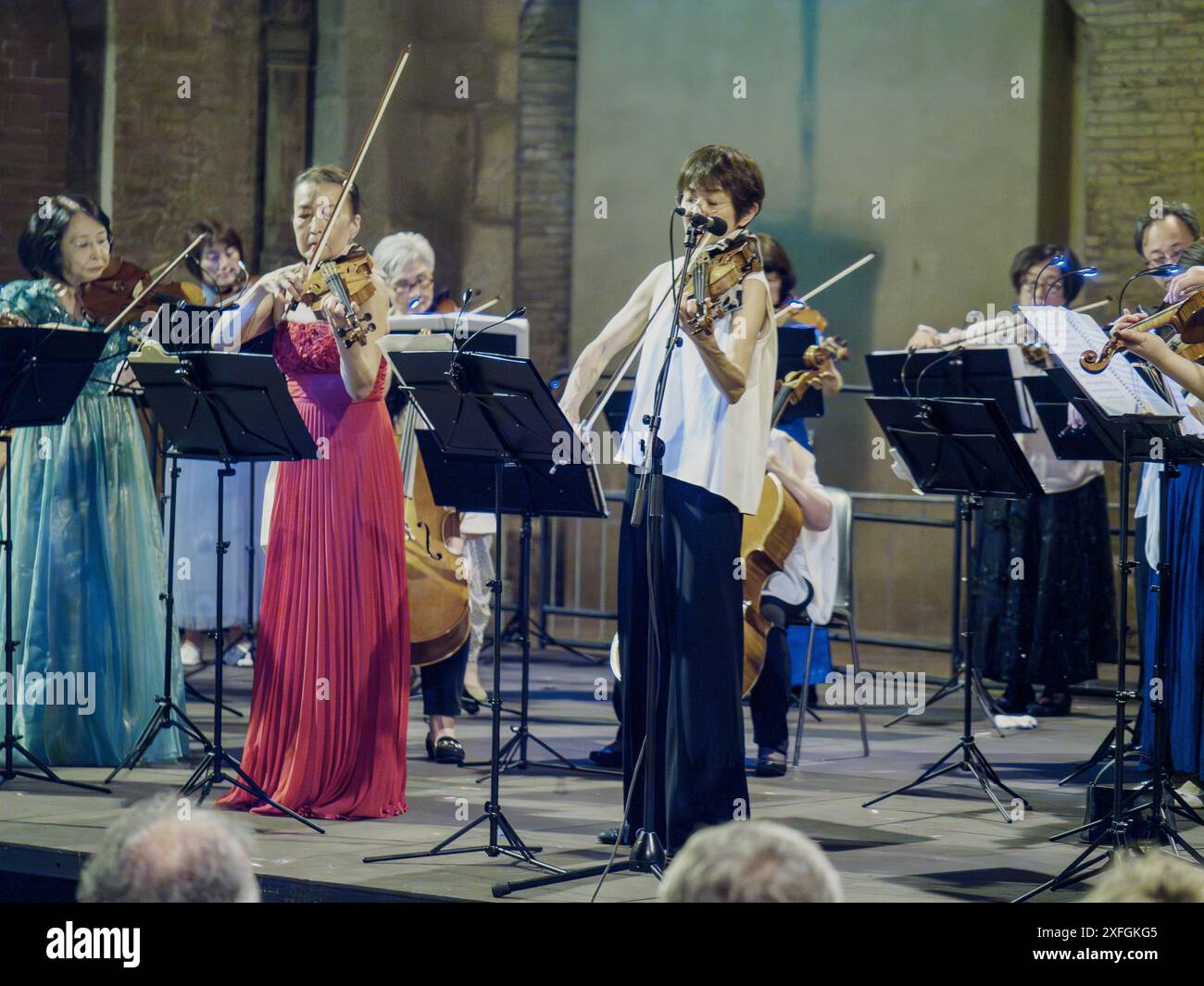 Cremona, Italy - June 28th 2024 Cremona Summer Festival Ensemble Miyaji ...