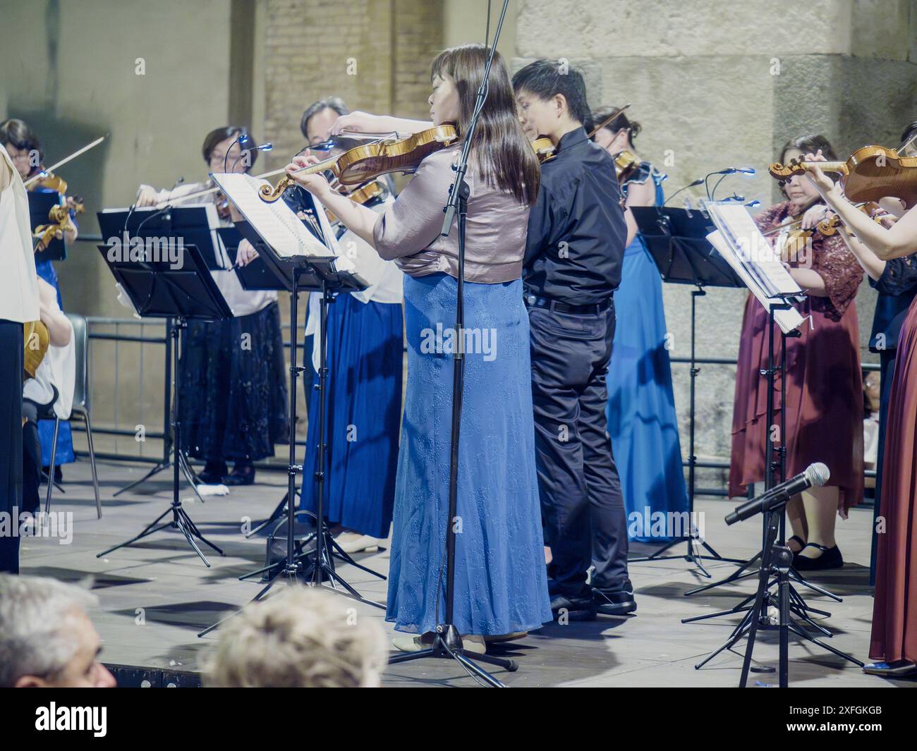 Cremona, Italy - June 28th 2024 Cremona Summer Festival Ensemble Miyaji ...