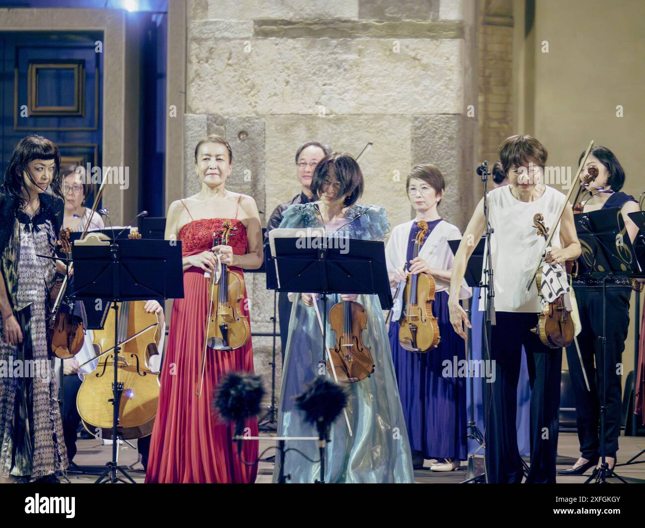 Cremona, Italy - June 28th 2024 Cremona Summer Festival Ensemble Miyaji ...