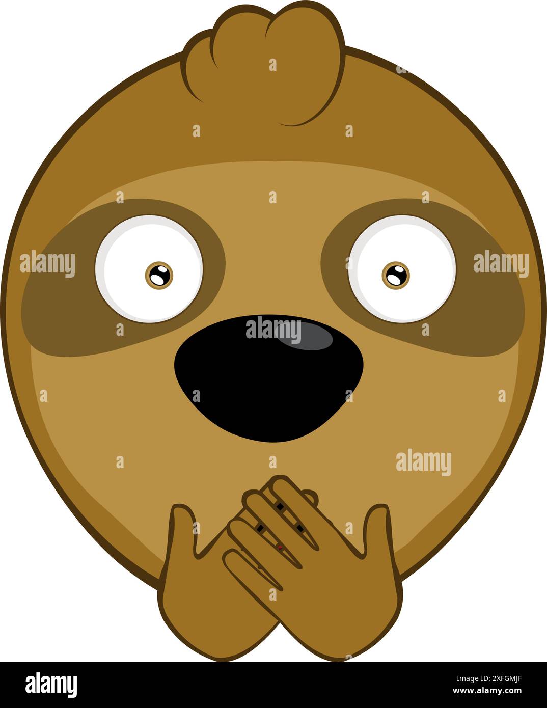 Quiet Cartoon Face 119 Be Quiet Cartoon Stock Photos, High Res