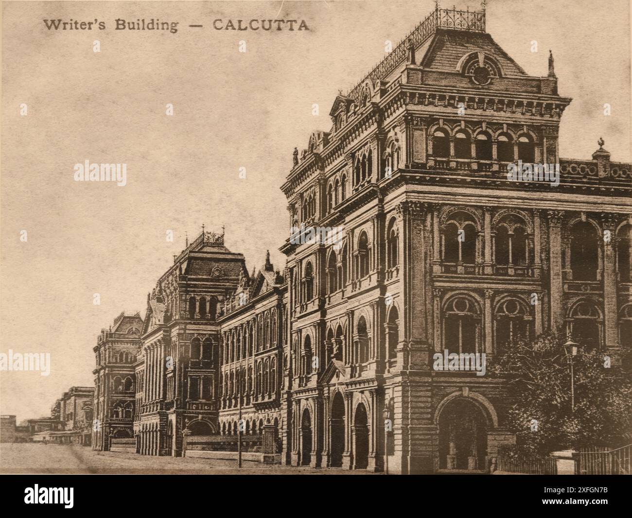 Writer's Building, Calcutta. 1870-1920 photograph of Calcutta (Kolkata ...