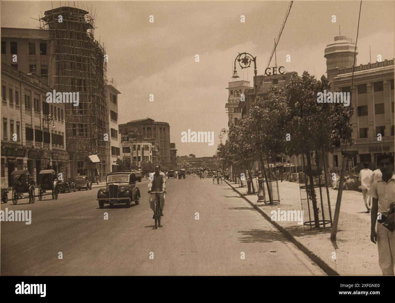 Old Tramway Car. 1870-1920 photograph of Calcutta (Kolkata), India ...