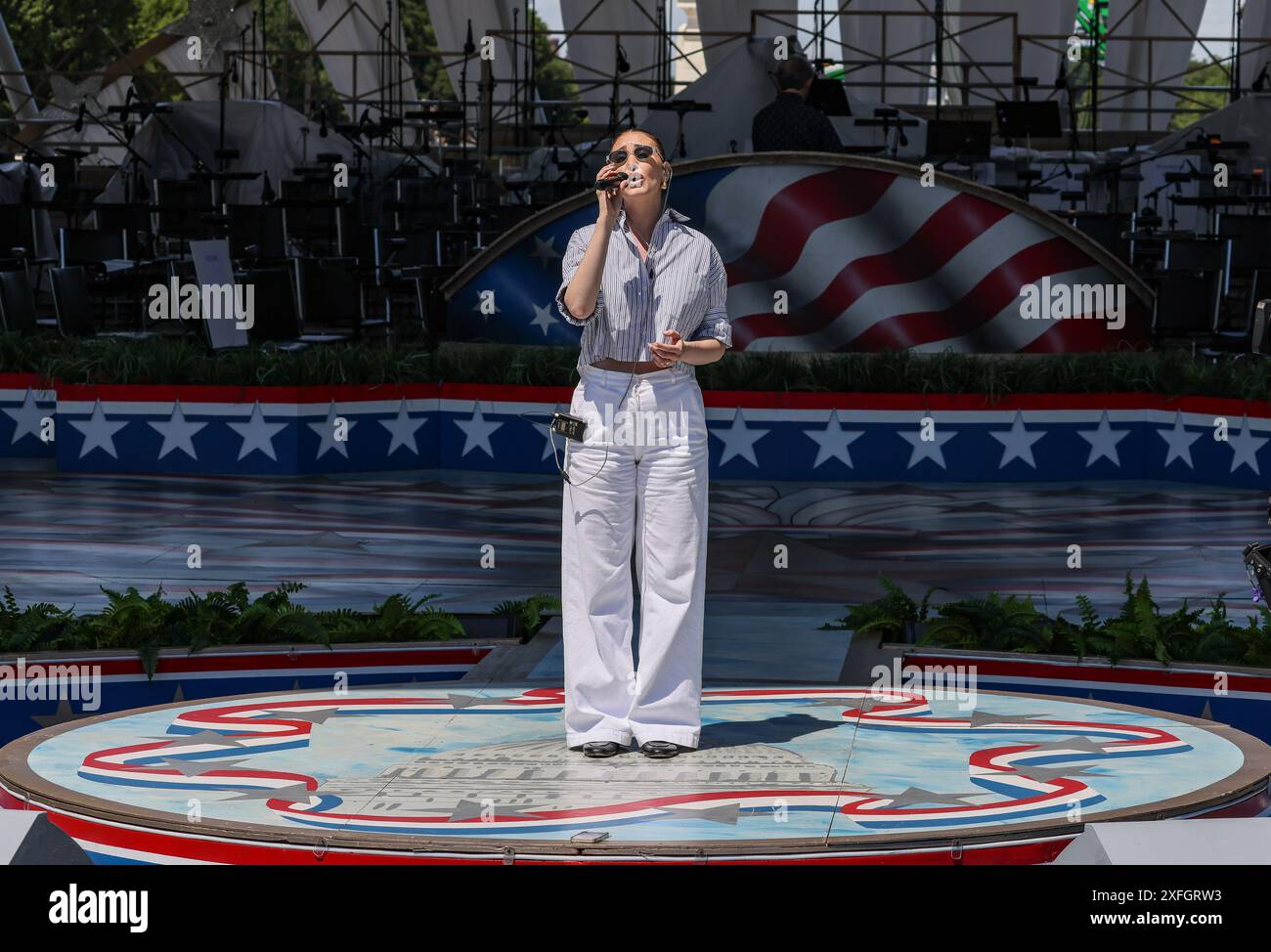 Washington, DC, United States. 03rd July, 2024. Singer Loren Allred ...