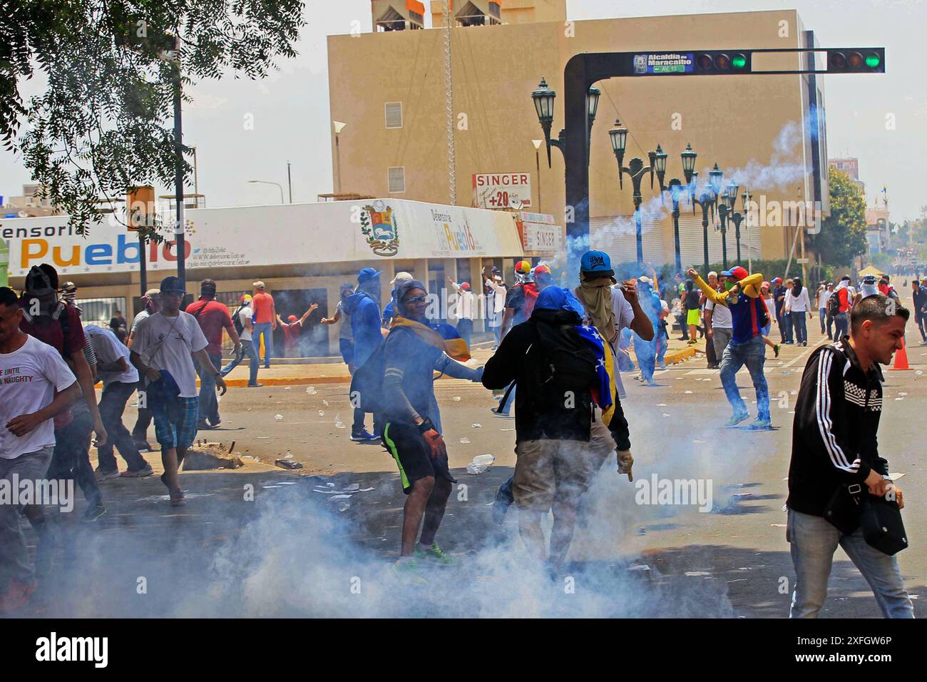 Flag of venezuela on face hi-res stock photography and images - Alamy