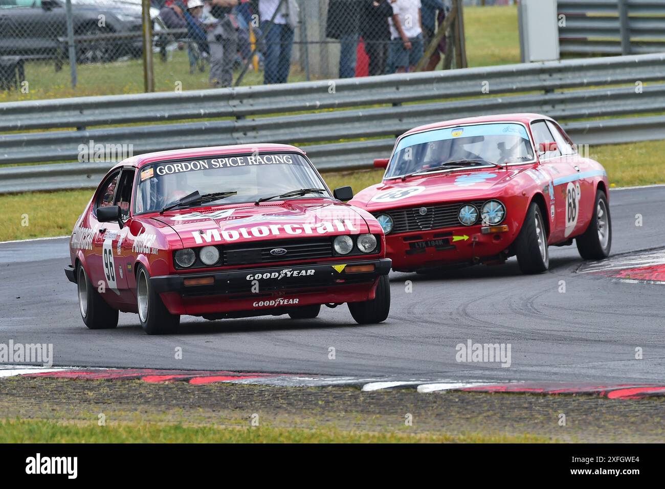 Neil Merry, Ford Capri, Jon Wagstaff, Paul Wallis, Alfa Romeo 2000 GTV ...