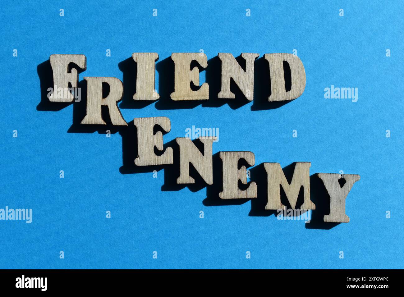 One friendly and one unfriendly hi-res stock photography and images - Alamy