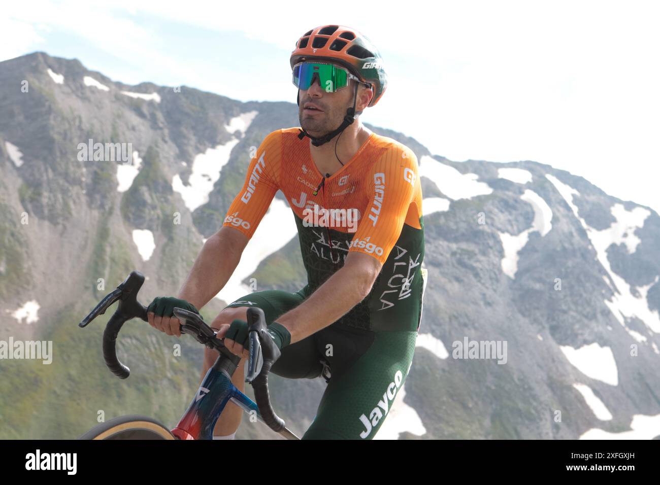 Tour de France stage 4 2024 at the galibier Stock Photo - Alamy