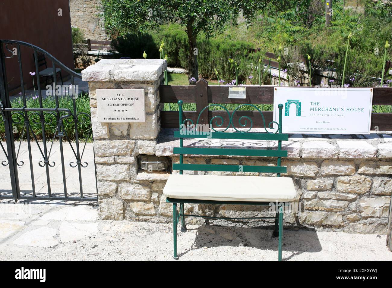 Medieval Old Perithia, Corfu Stock Photo - Alamy