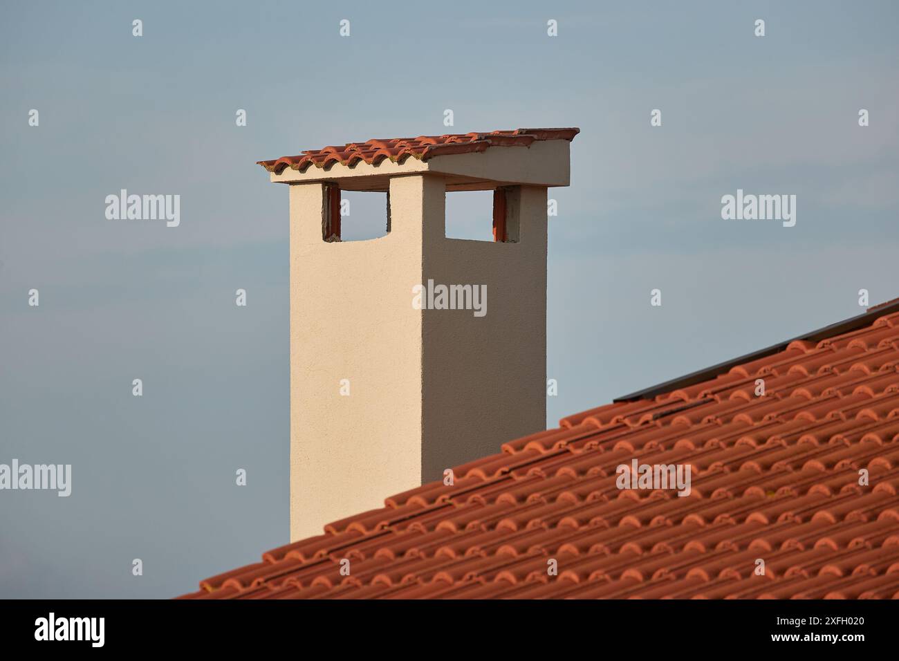 Chimneys on house roof hi-res stock photography and images - Alamy