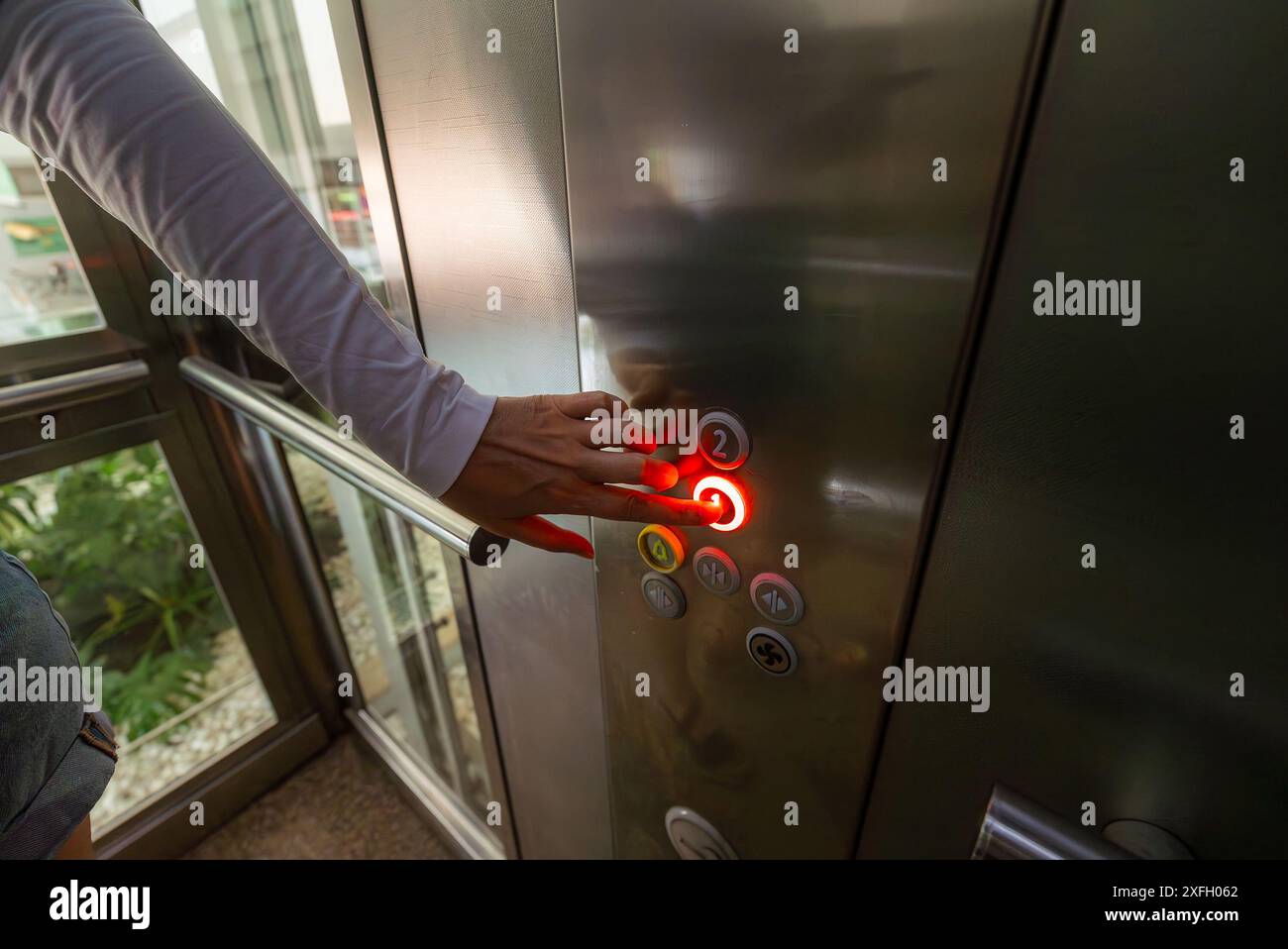 Interior modern building elevators going hi-res stock photography and ...