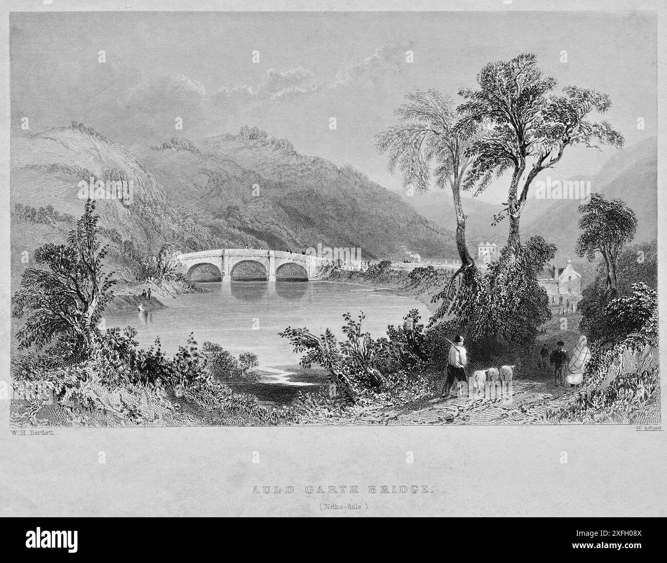 Auld garth bridge hi-res stock photography and images - Alamy