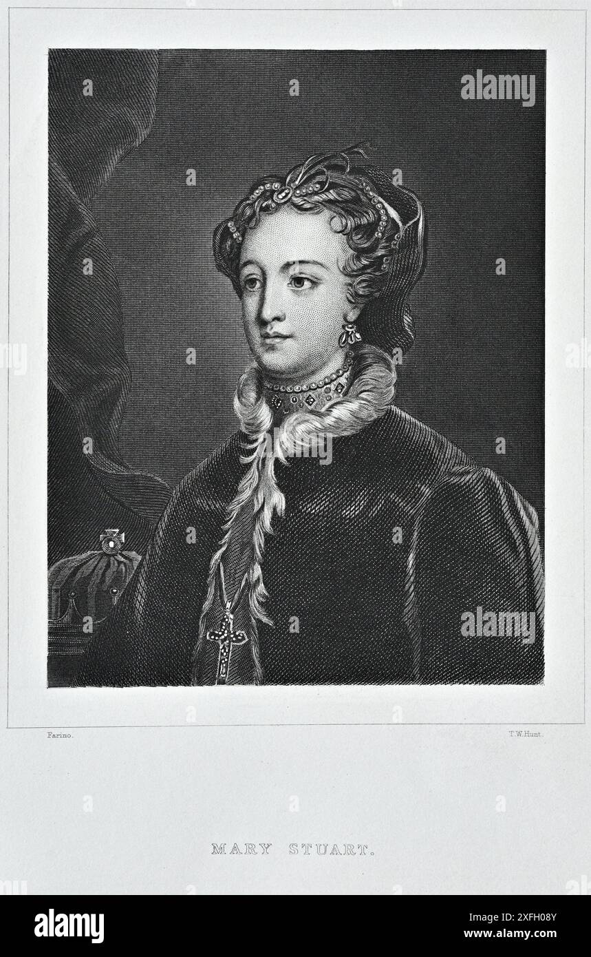 Mary, Queen of Scots, 1542 – 1587, reigned over Scotland from 14 ...