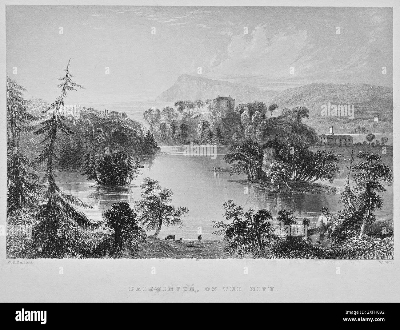 River nith scotland Black and White Stock Photos & Images - Alamy