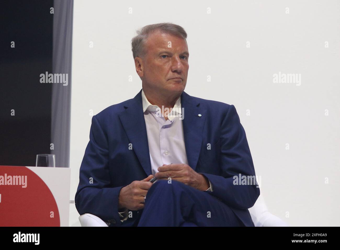 Saint Petersburg, Russia. 03rd July, 2024. Herman Gref, Chief Executive ...