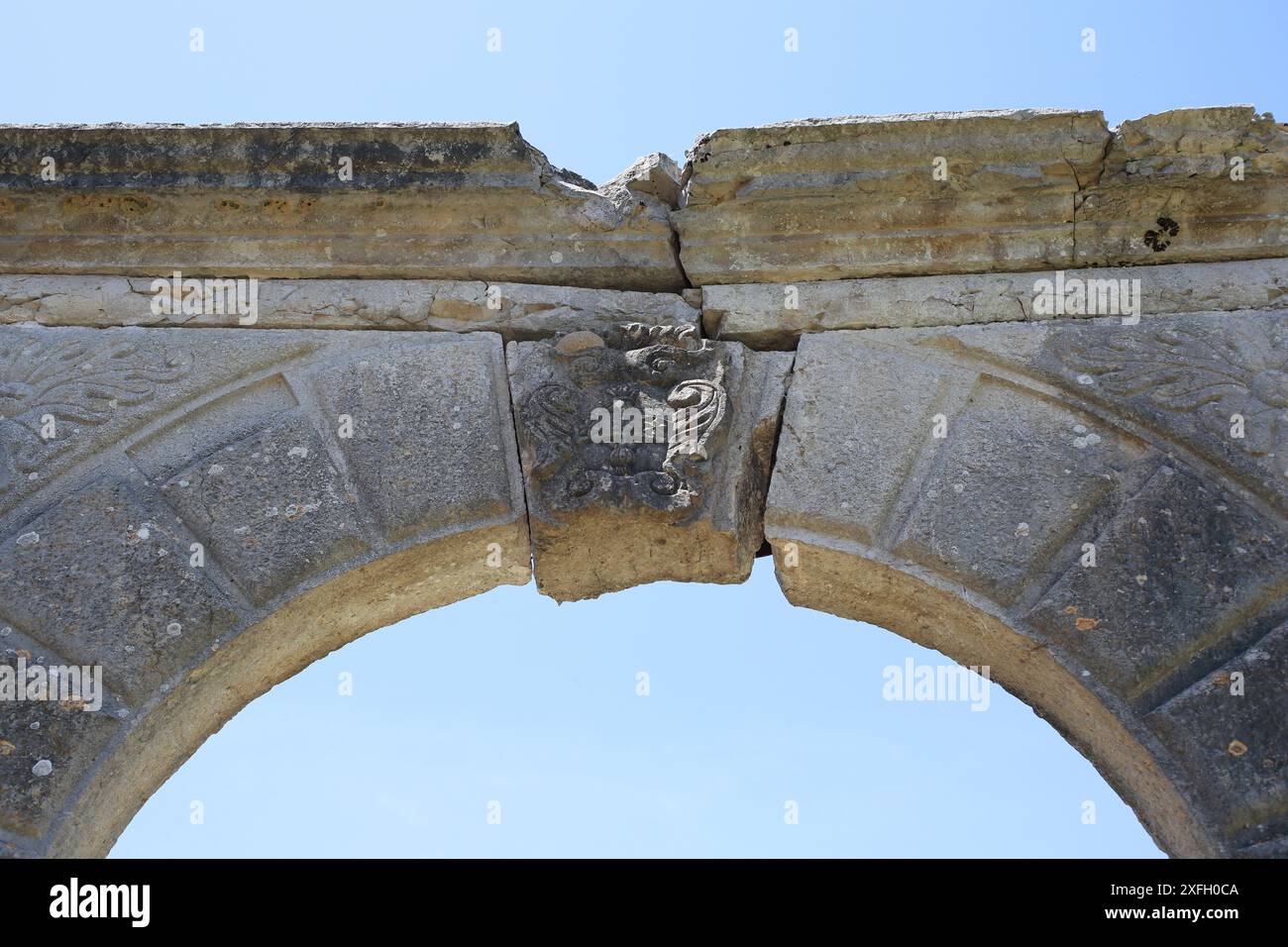 Medieval Old Perithia, Corfu Stock Photo - Alamy