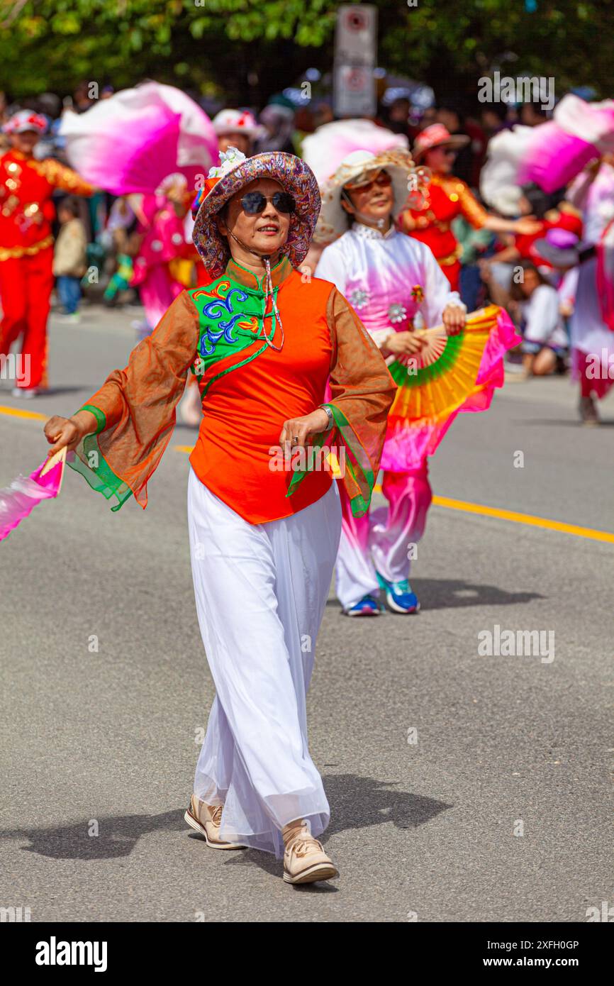 Colourful participants in the Steveston Canada Day Parade 2024 Stock ...