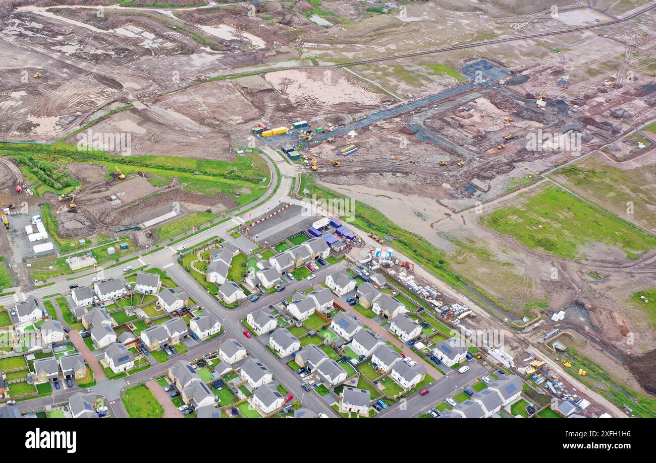 New housing development at Dargavel in Bishopton Stock Photo - Alamy