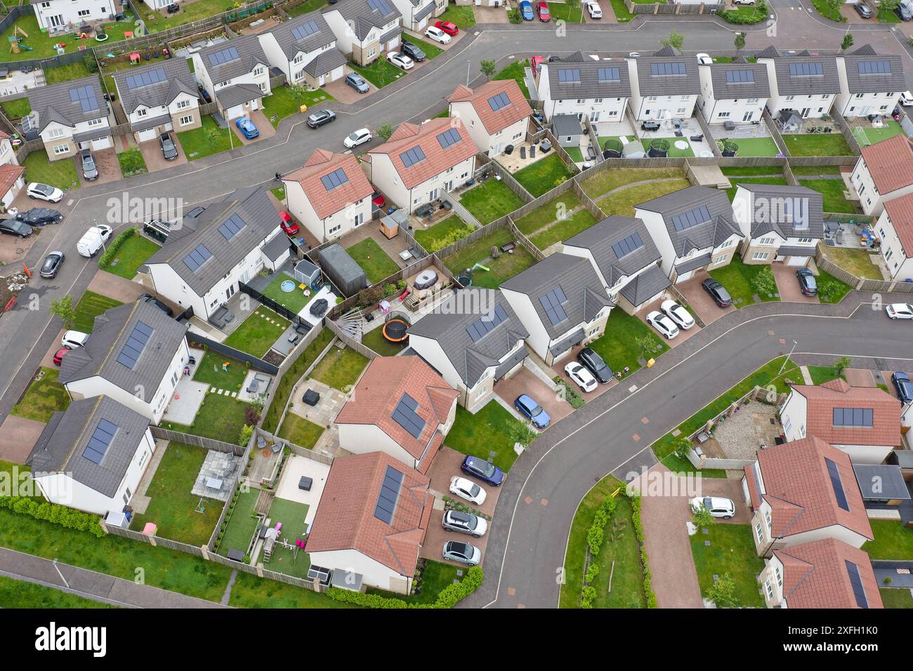 New housing development at Dargavel in Bishopton Stock Photo - Alamy