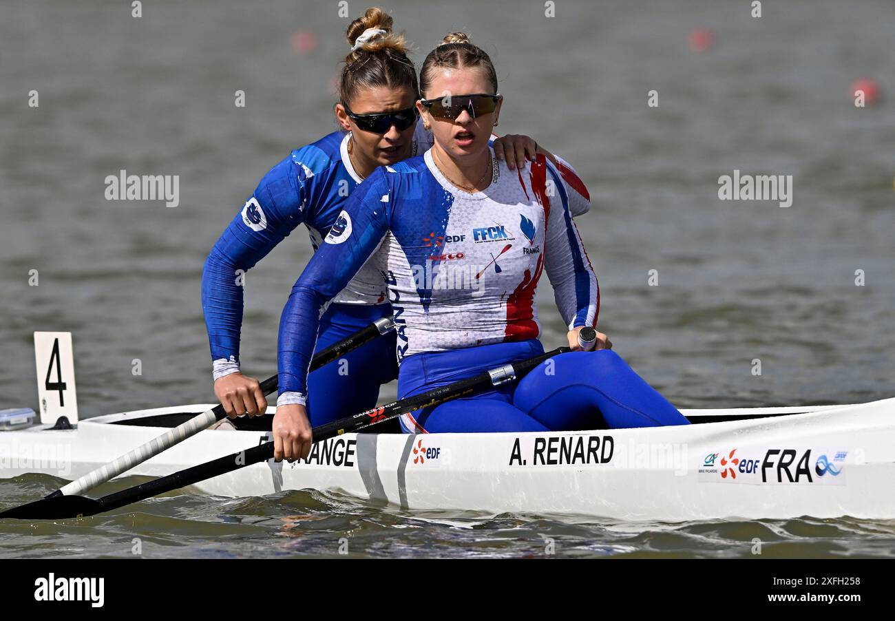 Szeged. Hungary. 08 May 2024. The ICF 2024 Canoe sprint World Cup and ...