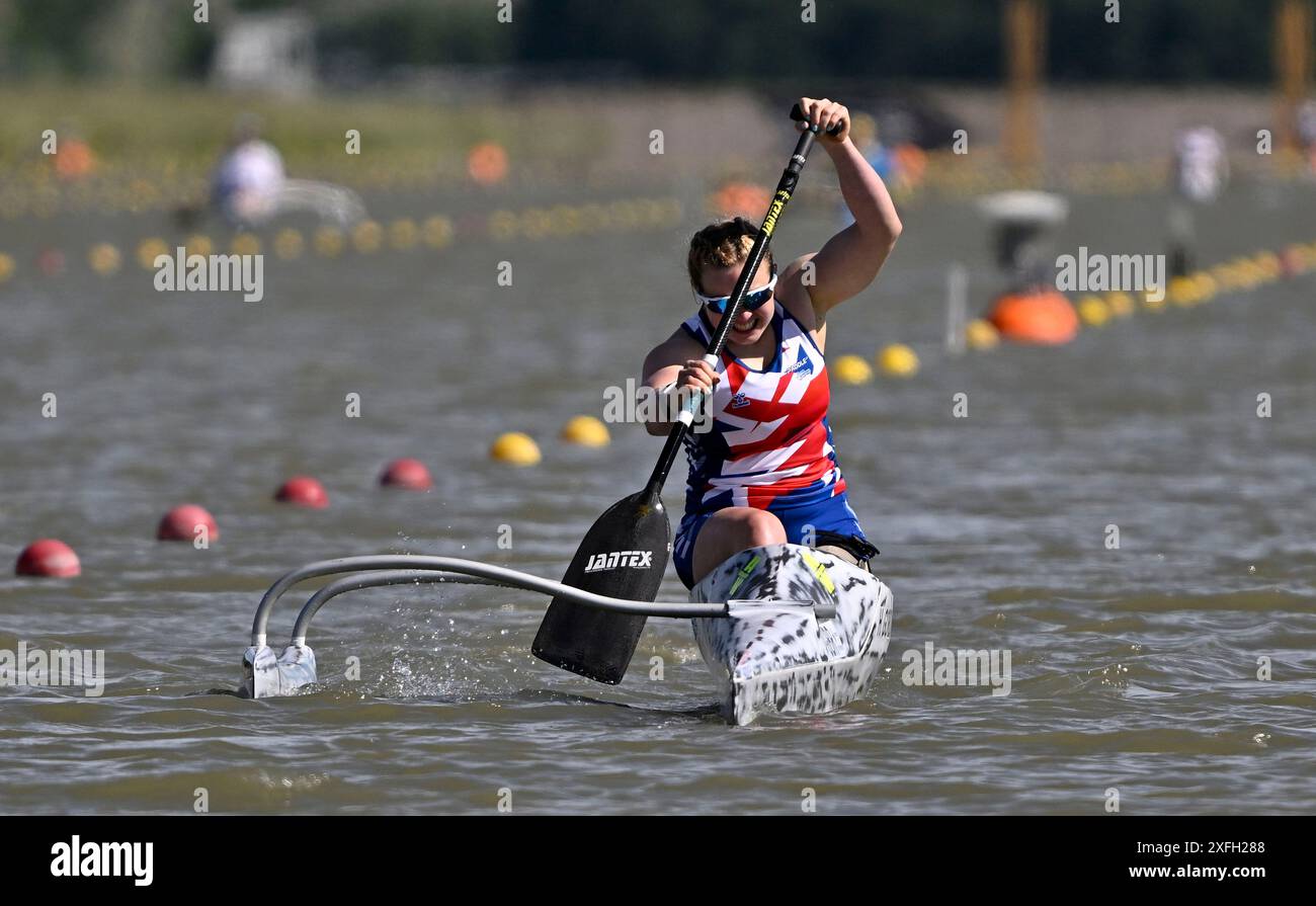 Szeged. Hungary. 09 May 2024. The ICF 2024 Canoe sprint World Cup and ...