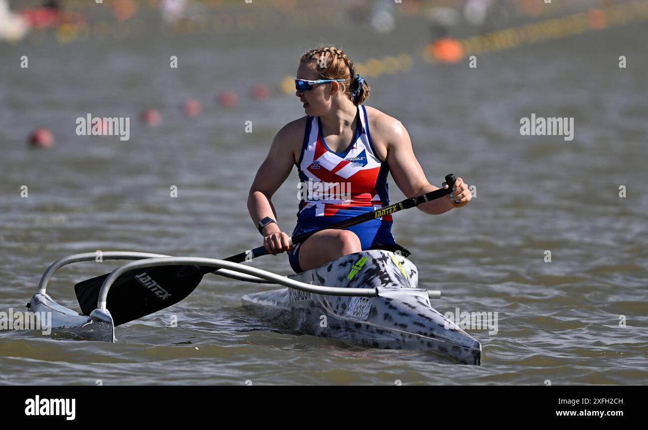 Szeged. Hungary. 09 May 2024. The ICF 2024 Canoe sprint World Cup and ...