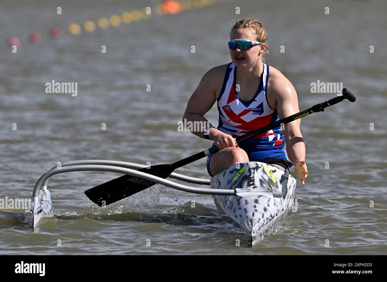 Szeged. Hungary. 09 May 2024. The ICF 2024 Canoe sprint World Cup and Paracanoe World ...
