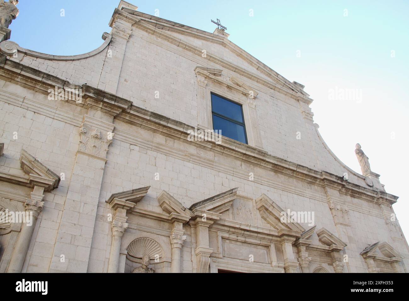 Molfetta, Italy. Exterior view of the 17th century Chiesa del ...