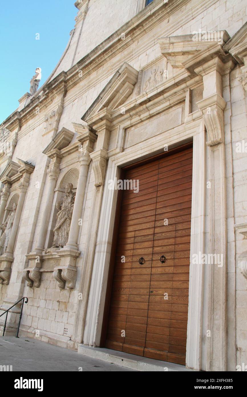 Molfetta, Italy. Exterior view of the 17th century Chiesa del ...