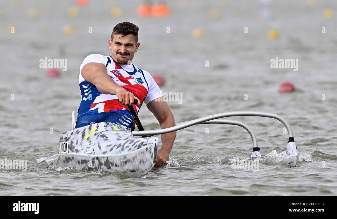 Szeged. Hungary. 09 May 2024. The ICF 2024 Canoe sprint World Cup and Paracanoe World ...