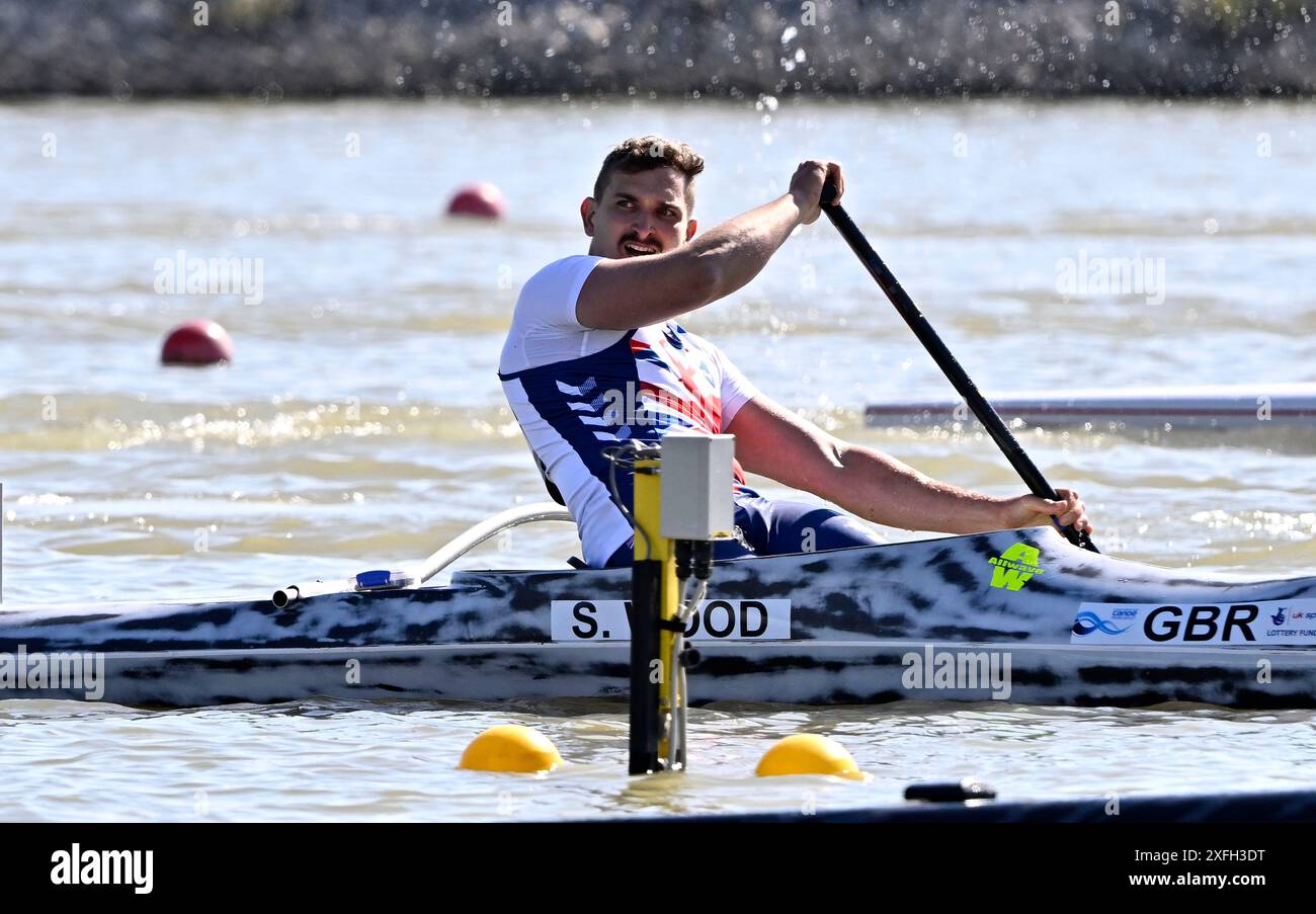 Szeged. Hungary. 10 May 2024. The ICF 2024 Canoe sprint World Cup and Paracanoe World ...