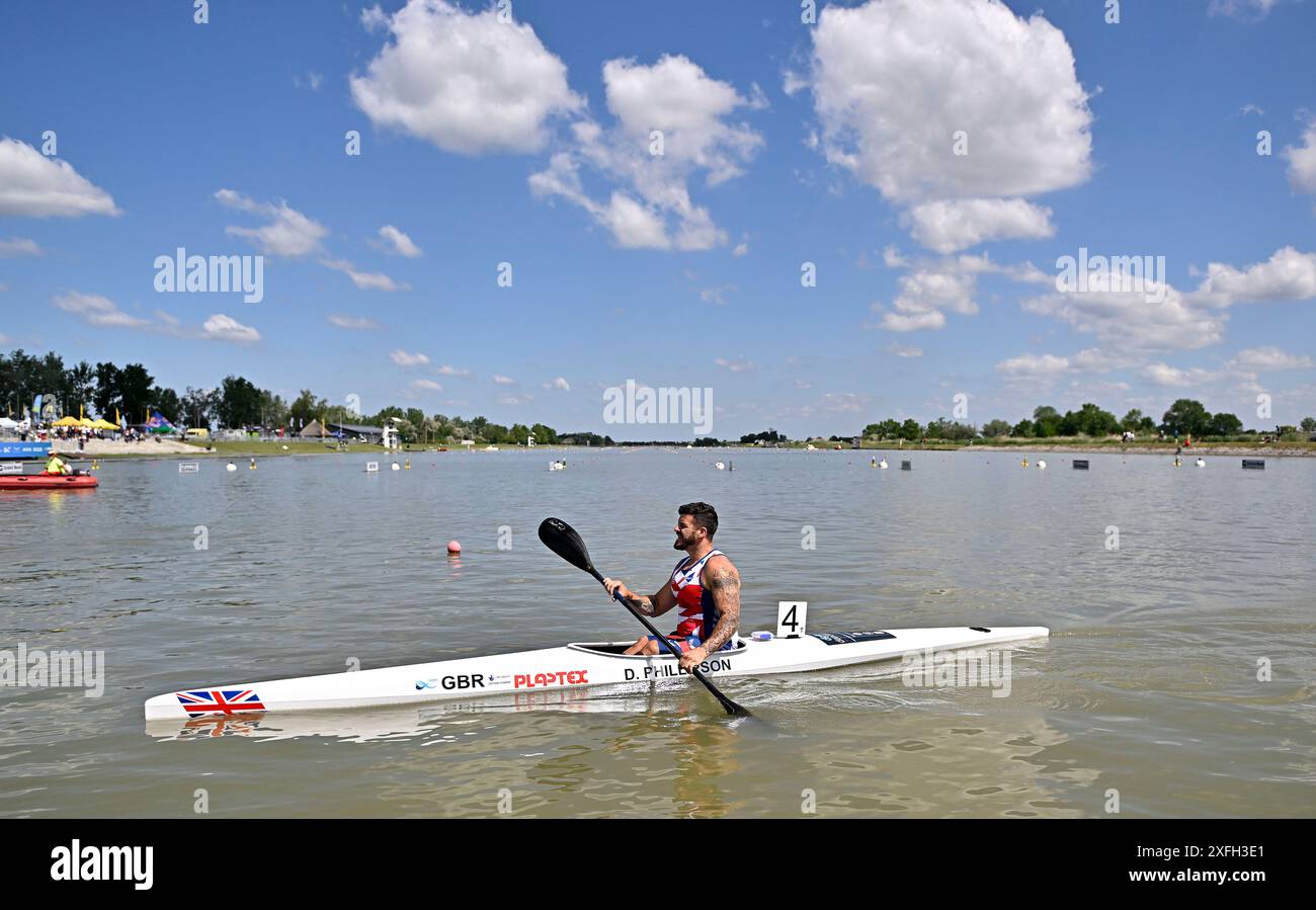 Szeged. Hungary. 10 May 2024. The ICF 2024 Canoe sprint World Cup and ...