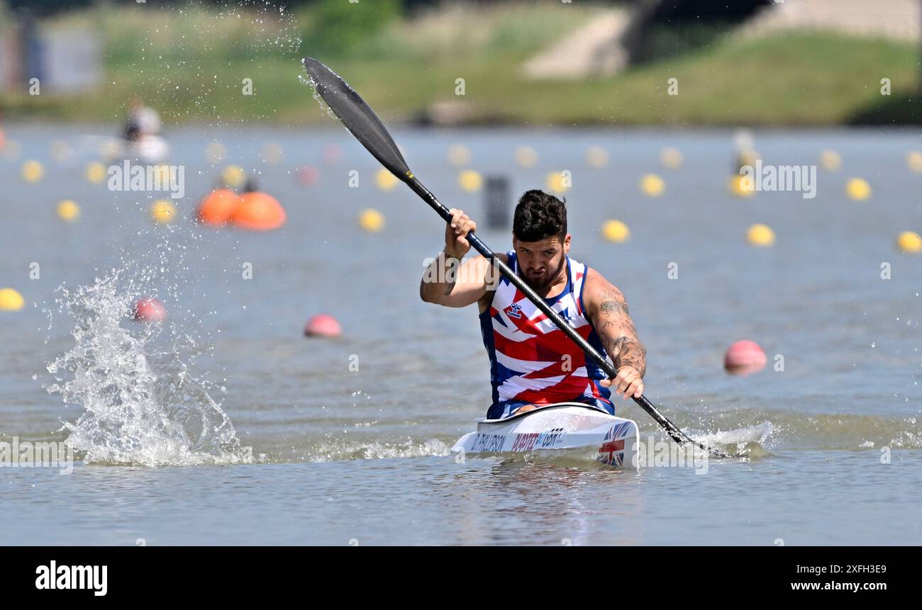 Szeged. Hungary. 10 May 2024. The ICF 2024 Canoe sprint World Cup and ...