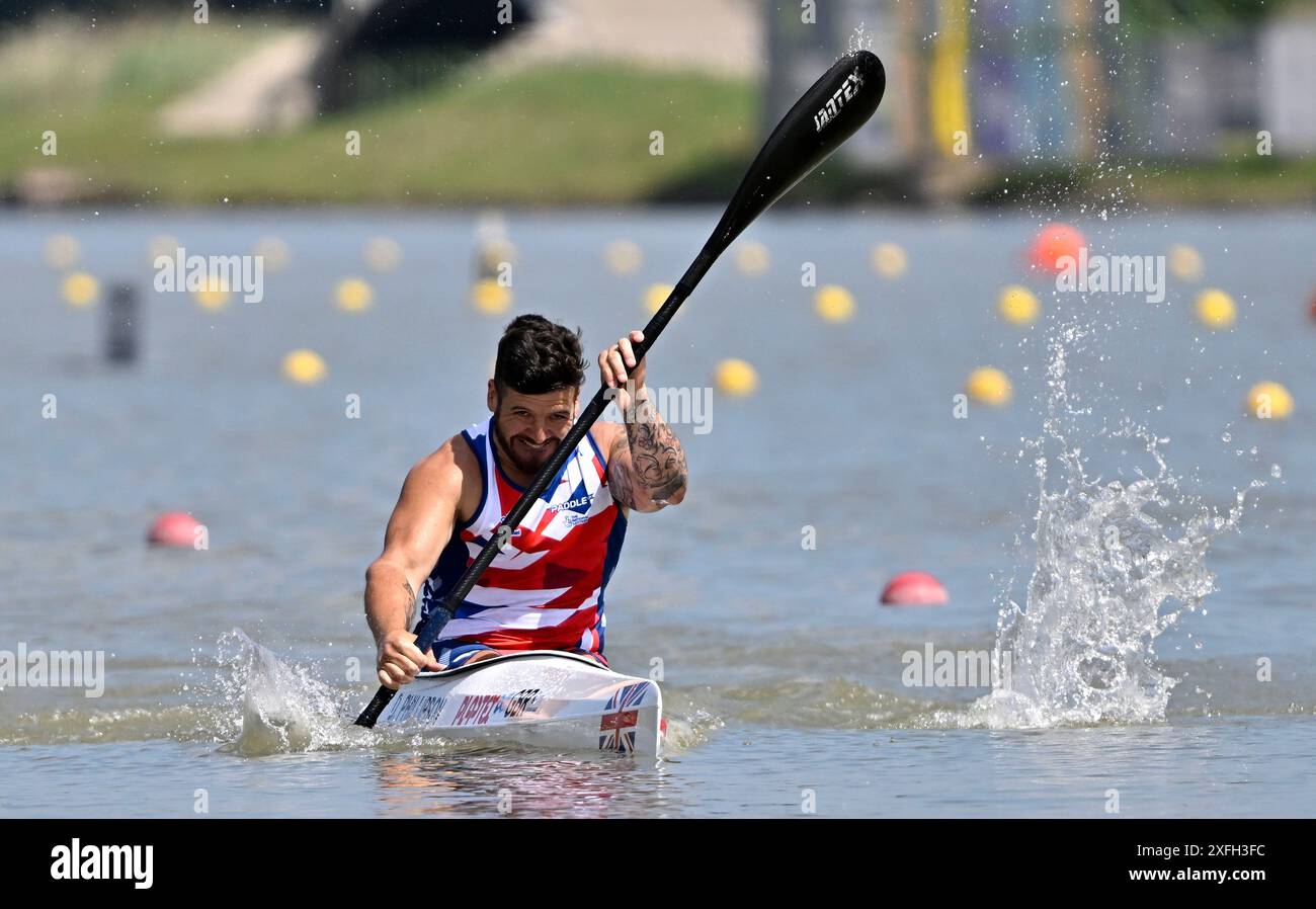 Szeged. Hungary. 10 May 2024. The ICF 2024 Canoe sprint World Cup and ...