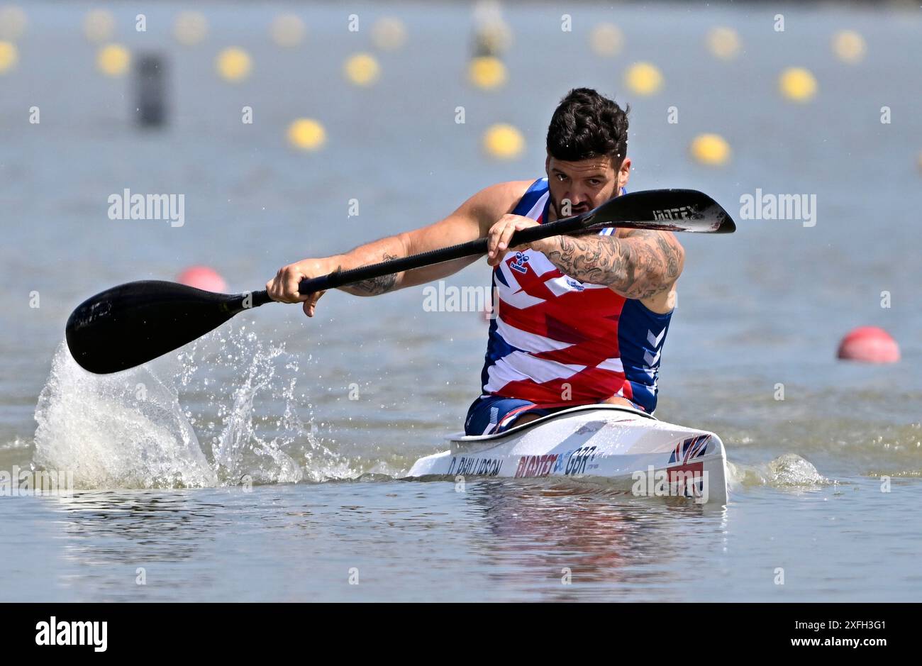 Szeged. Hungary. 10 May 2024. The ICF 2024 Canoe sprint World Cup and ...
