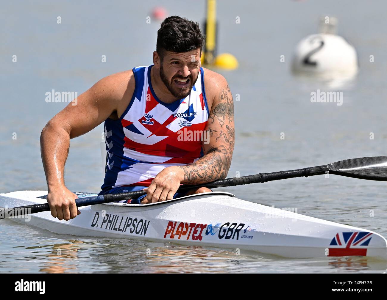 Szeged. Hungary. 10 May 2024. The ICF 2024 Canoe sprint World Cup and ...