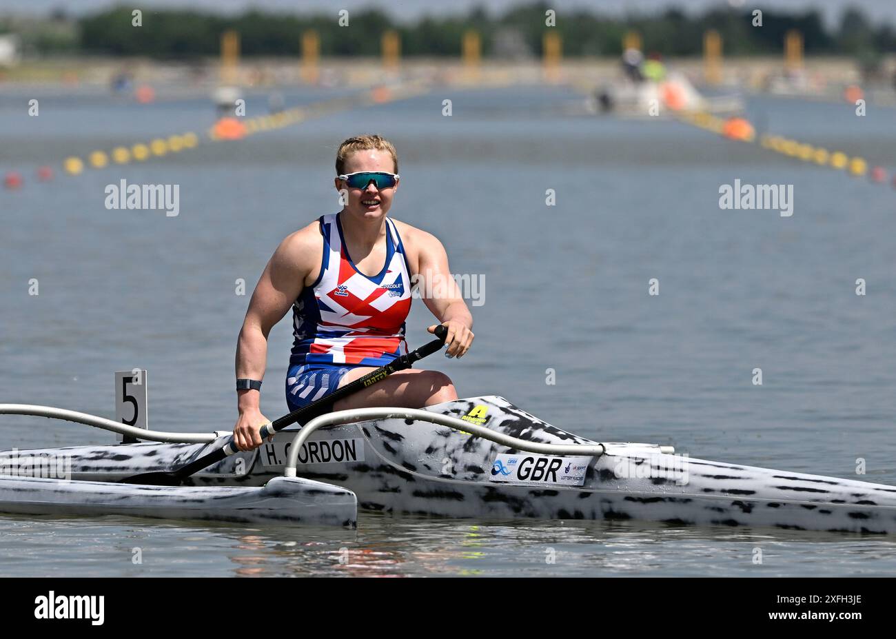 Szeged. Hungary. 10 May 2024. The ICF 2024 Canoe sprint World Cup and ...