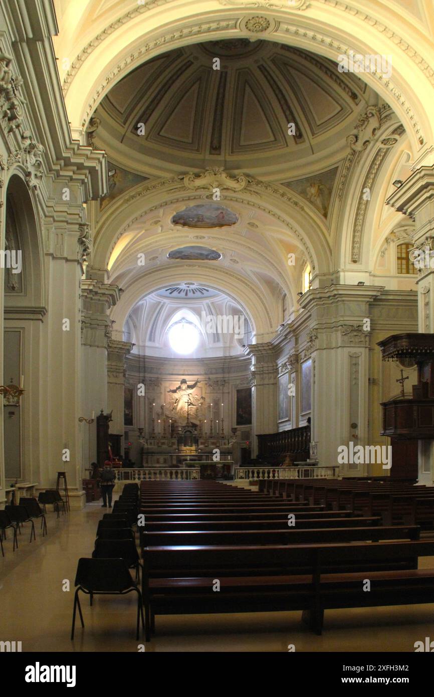 Molfetta, Italy. Interior of the Molfetta Cathedral Stock Photo - Alamy
