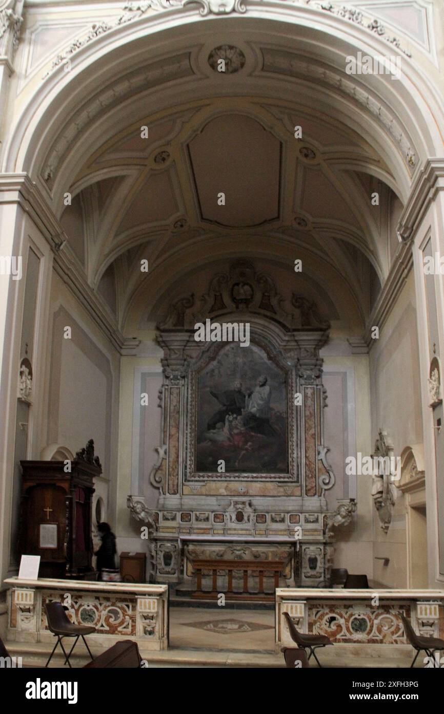 Molfetta, Italy. Beautiful altar inside the Molfetta Cathedral Stock ...