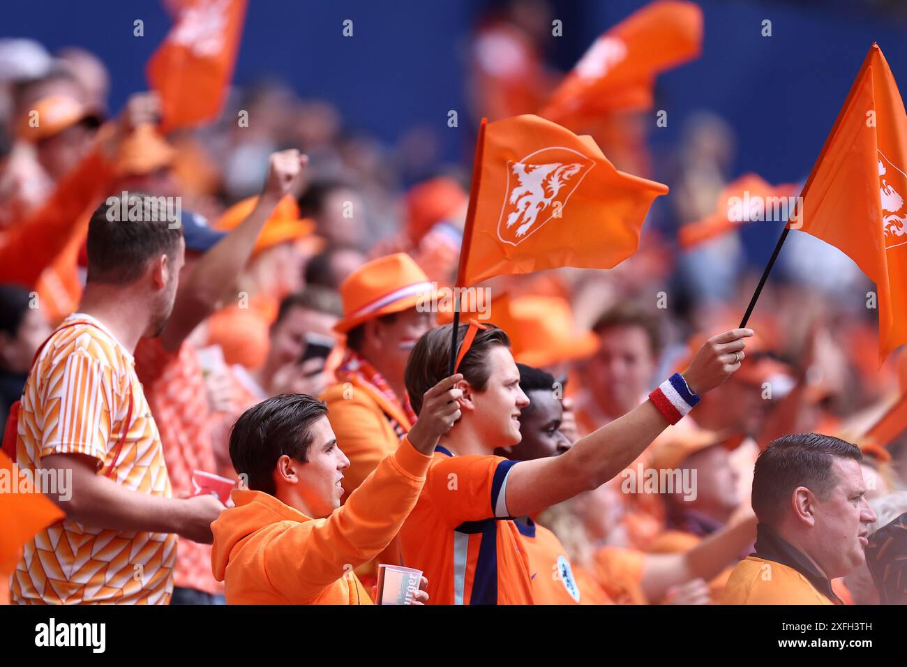 Supporter of Netherlands the Uefa Euro 2024 round of 16 match between ...