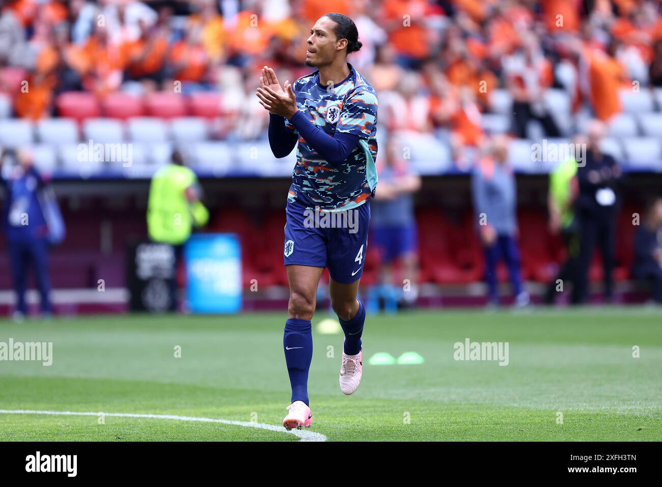Virgil Van Dijk of Netherlands during the Uefa Euro 2024 round of 16 ...
