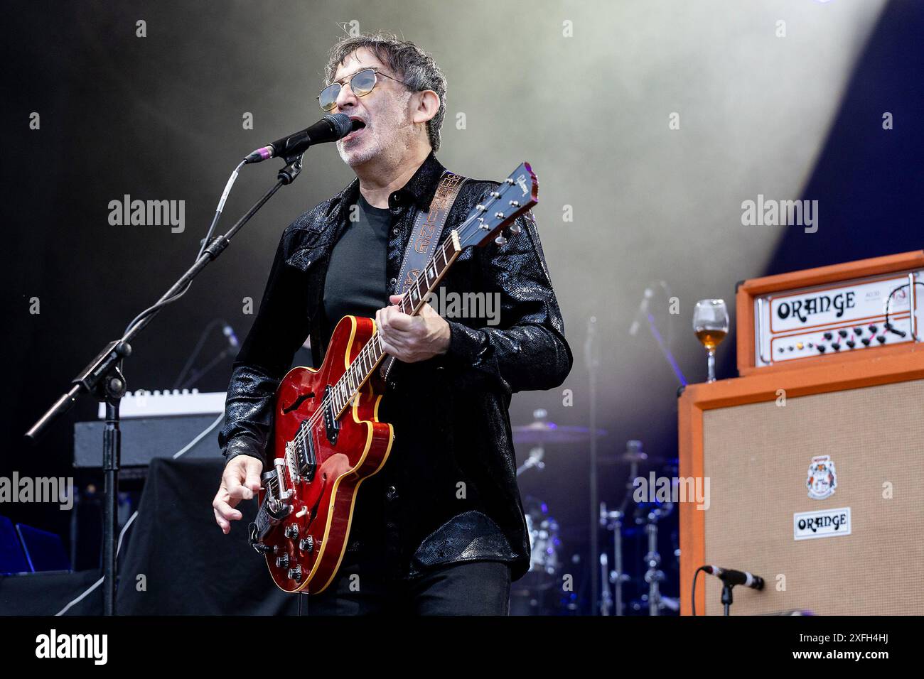Eden Project, Bodelva, UK 3rd Jul 2024. The Lightening Seeds perform at ...